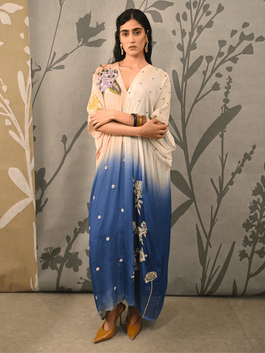 Blossom Emb Square Kaftan – Half Full Store